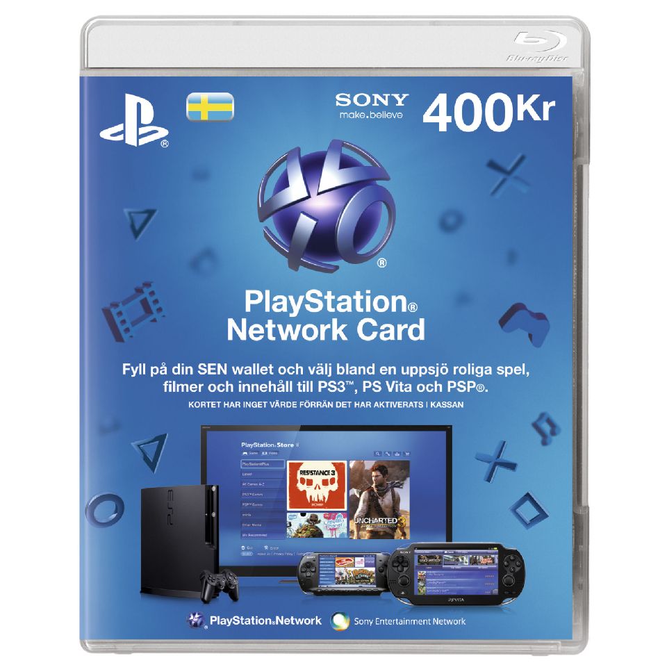 Retrospelbutiken.se – Playstation Network Card 400 kronor (Playstation 3)