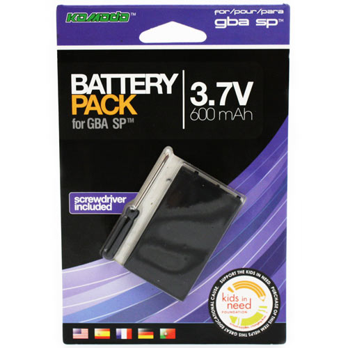 Retrospelbutiken.se – GBA SP Rechargable Battery with Screwdriver ...