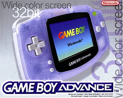 Retrospelbutiken.se – Gameboy Advance Basenhet Glacier / Clear Blue ...